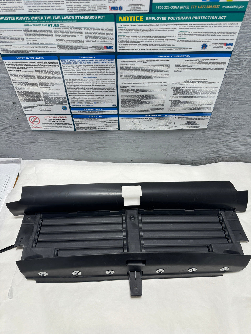 2017-2019 GMC Acadia 2.5 Front Bumper Shutter OEM New — Conquest Auto Parts