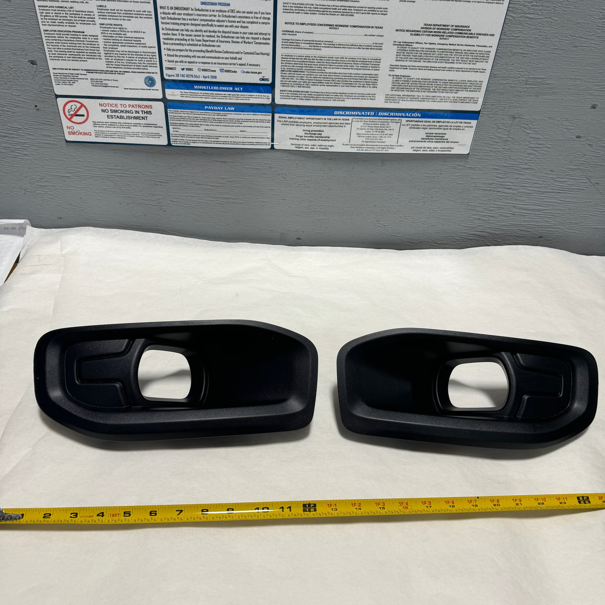 2019-2024 Ram 2500 3500 Fog Light Lamp Bezel Kit Includes Both Sides O ...