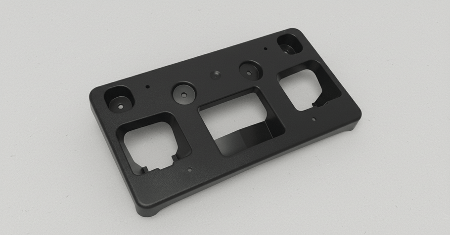 2025-2026 Chevrolet Equinox Front Black License Plate Bracket OEM ...